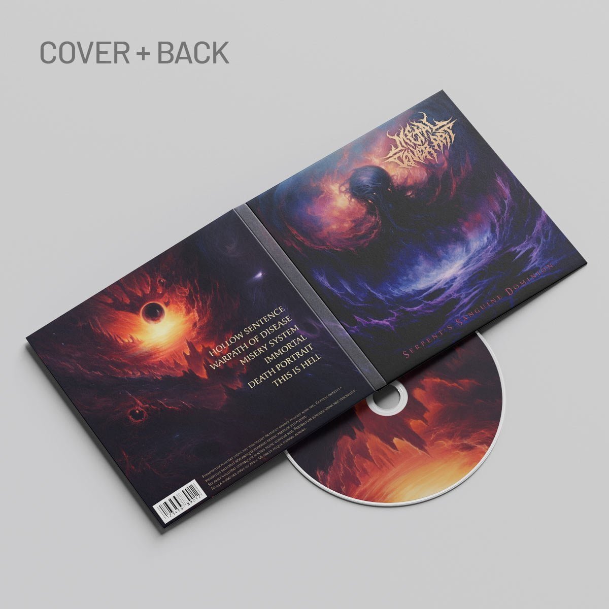 Serpent's Sanguine Dominion CD Cover - Metal Cover Art